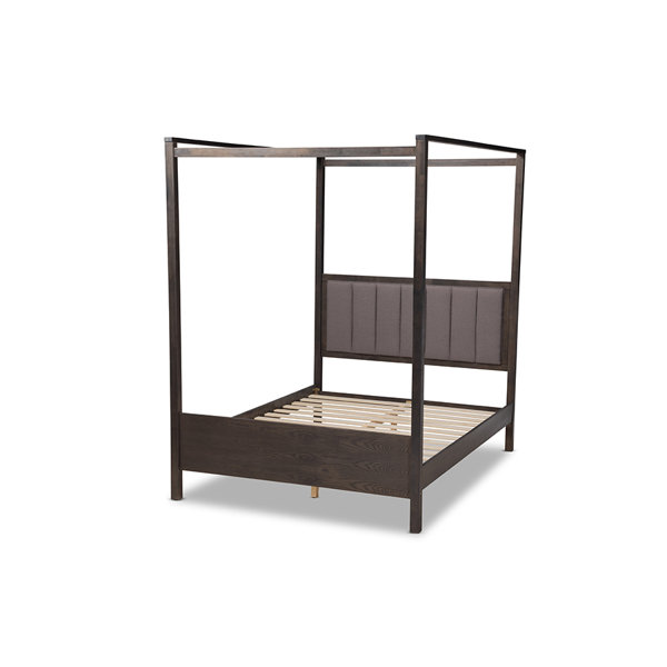 Everly Quinn Aigris Upholstered Canopy Bed Wayfair